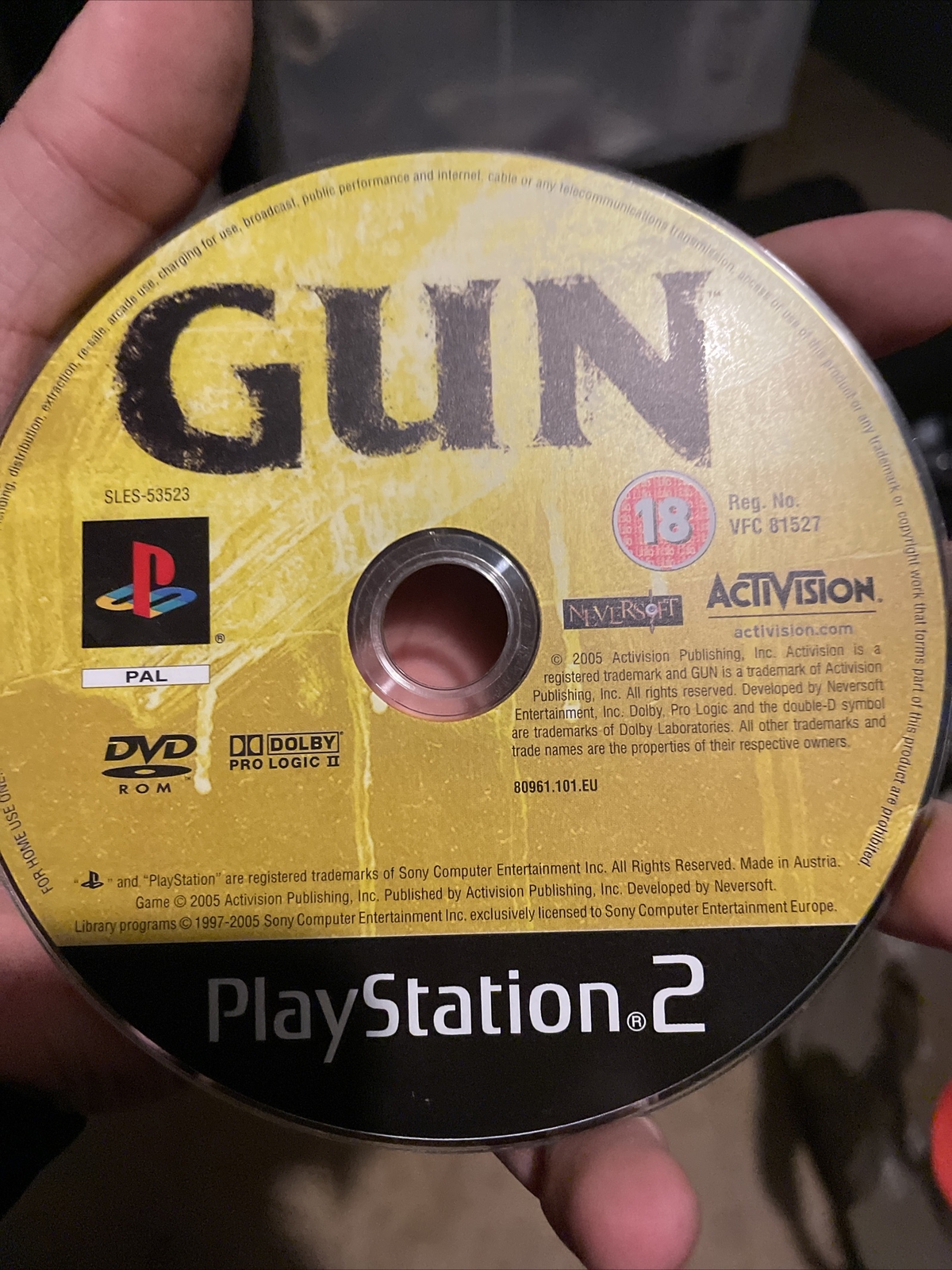Sony PlayStation 2 Ps2 Gun Activision Video Game for sale online | eBay