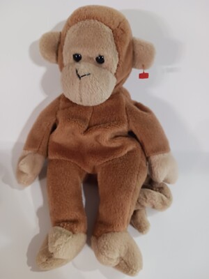 TY Beanie Baby - "BONGO the Monkey" 1995 no tags | eBay