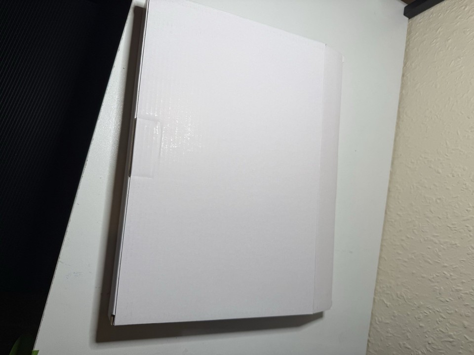 Acrylic LED Message Board Light Up Memo Pad 7 Neon Pens Children’s Art ...