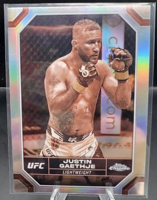 2024 Topps Chrome UFC Sepia Refractor Justin Gaethje #104 | eBay