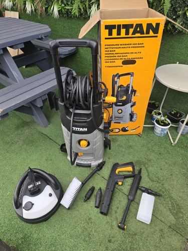 TITAN TTB2200PRW-DSS 150BAR ELECTRIC HIGH PRESSURE WASHER 2.2KW 230V ...