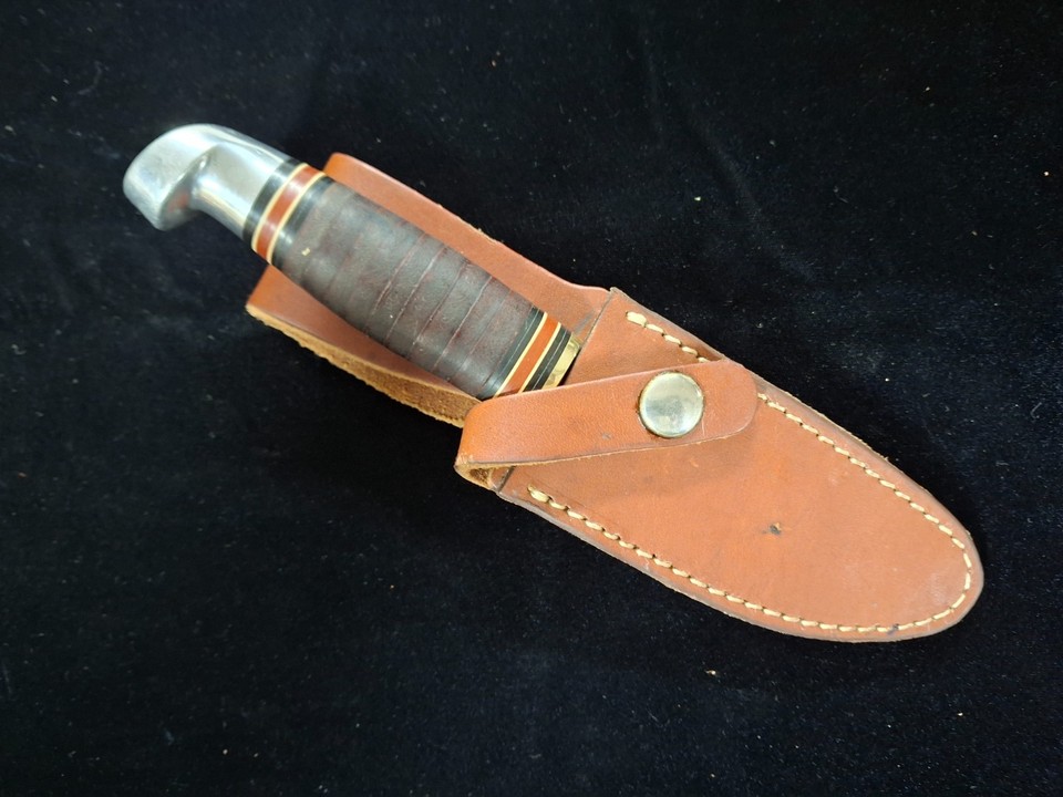 Vintage Western L66 J Code Fixed Blade Hunting Knife, 100 445 | eBay