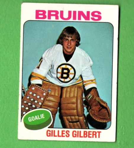 1975 TOPPS Hockey GILLES GILBERT #45 Boston BRUINS EX Condition | eBay
