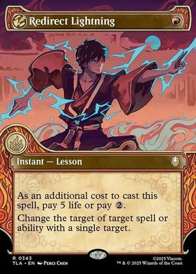 Redirect Lightning R Foil #343 | TLA Avatar: The Last Airbender | MTG ...