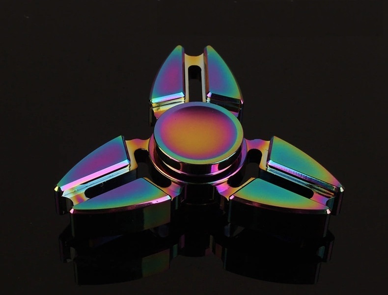 Fashion New Stainless Metal Hand Spinner Fidget Bearing Desk Toy 3-5 ...