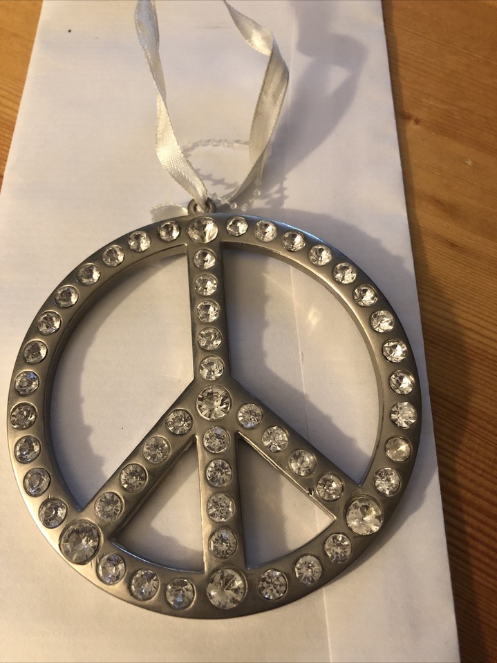 Peace Sign Silver Decor | eBay