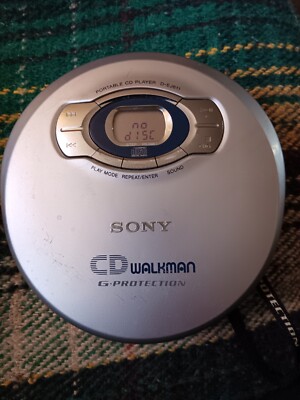 SONY Walkman Portable CD Player G-Protection AVLS Digital Audio Discman ...