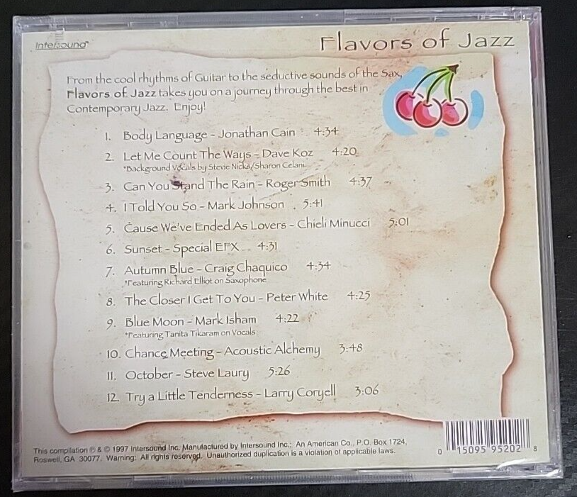 Flavors Of Jazz - Music CD - Various Artists - *Brand New* | eBay