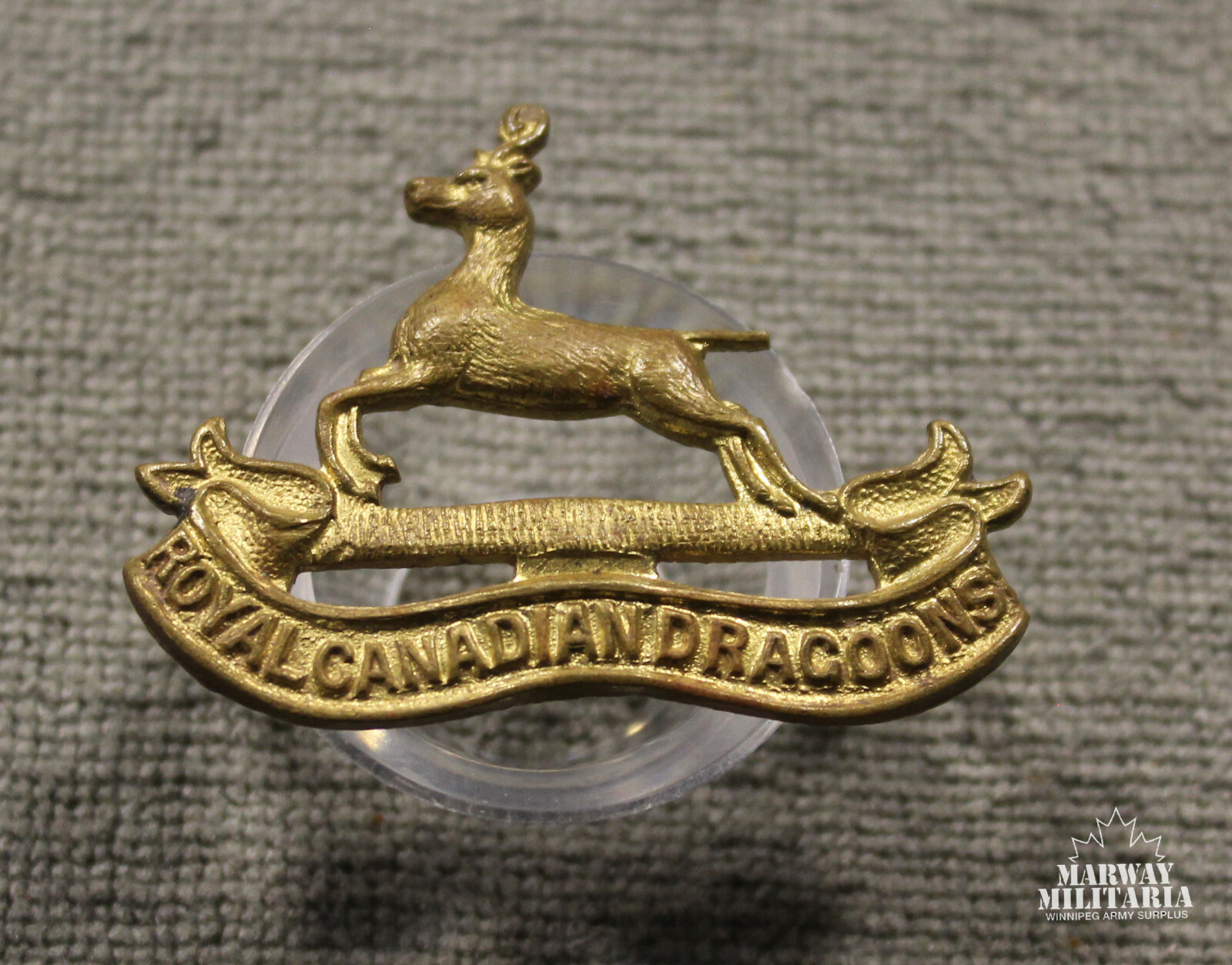 RCD, Royal Canadian Dragoons Cap Badge (Inv 24051) | eBay
