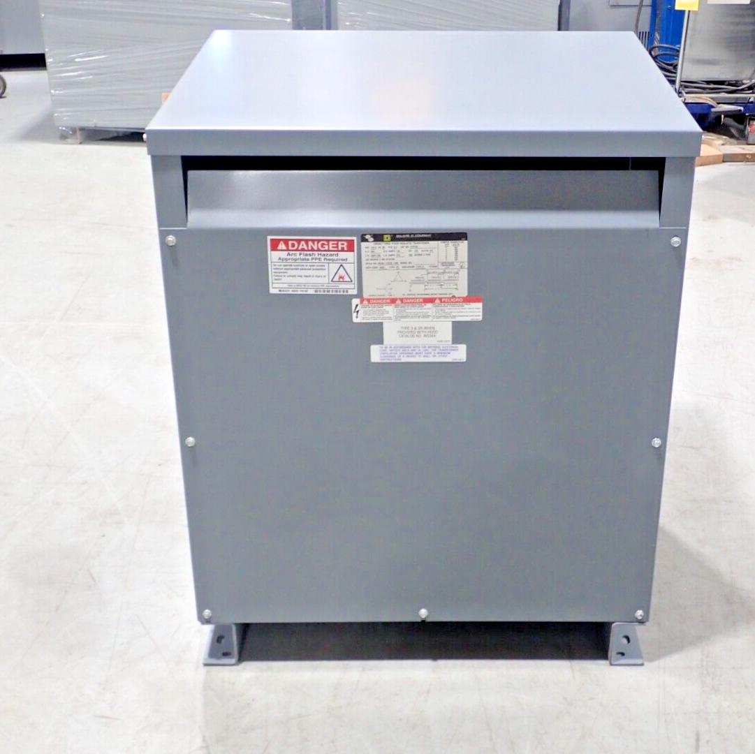 Refurbished Square D 112T3H Transformer 112.5 KVA 480 to 208Y/120V 3 ...