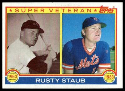 1983 Topps #741 Rusty Staub | eBay