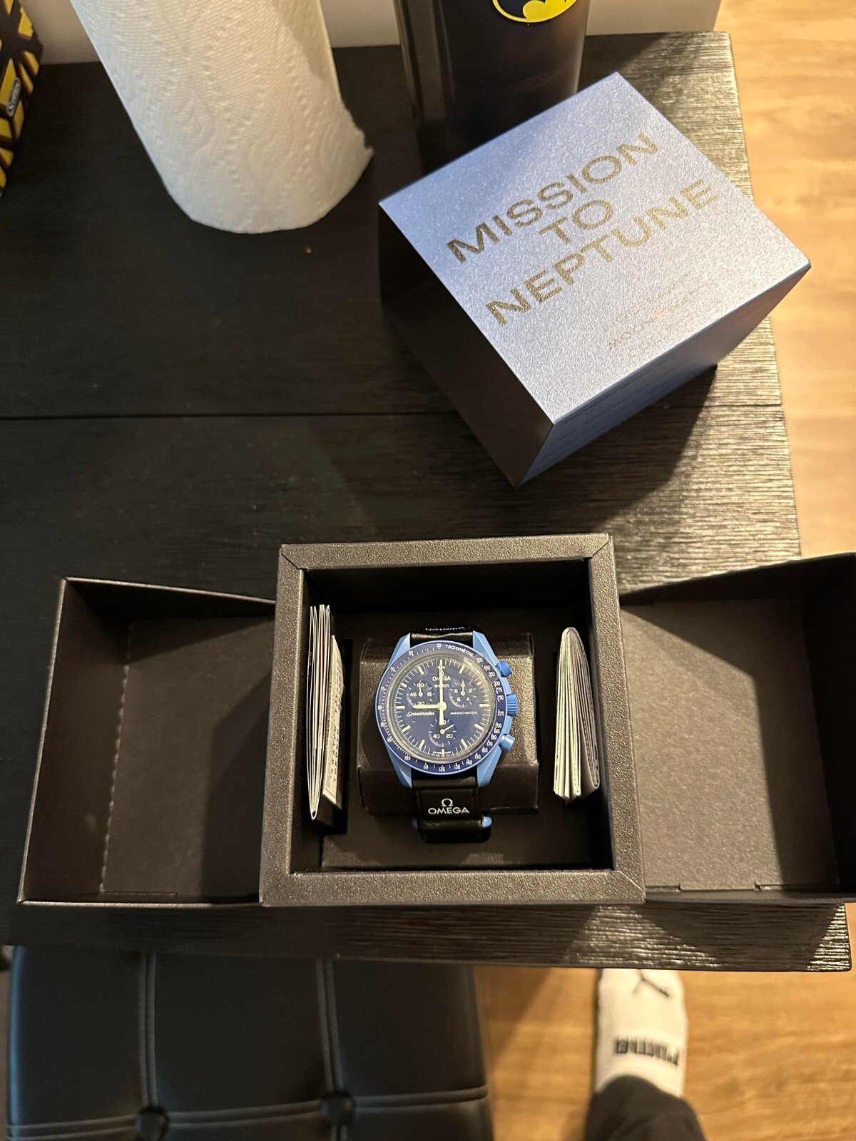 Swatch X Omega Mission To Neptune - Bioceramic Speedmaster Moonswatch ...