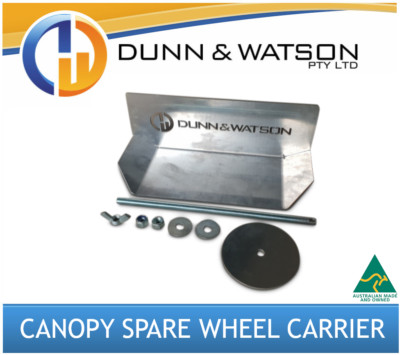 Aluminium Canopy Spare Wheel Carrier Holder for 4WD 4x4 Ute Tray | eBay ...