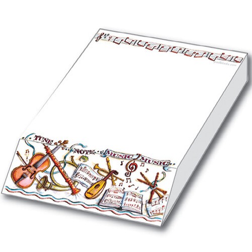 EMMA BALL SLANT NOTEPAD Home Office Memo Message Shopping List ...