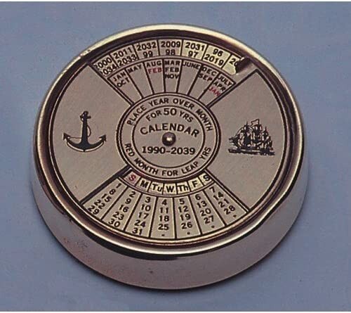 Nauticalia 4640 50 year Calendar paperweight | eBay UK
