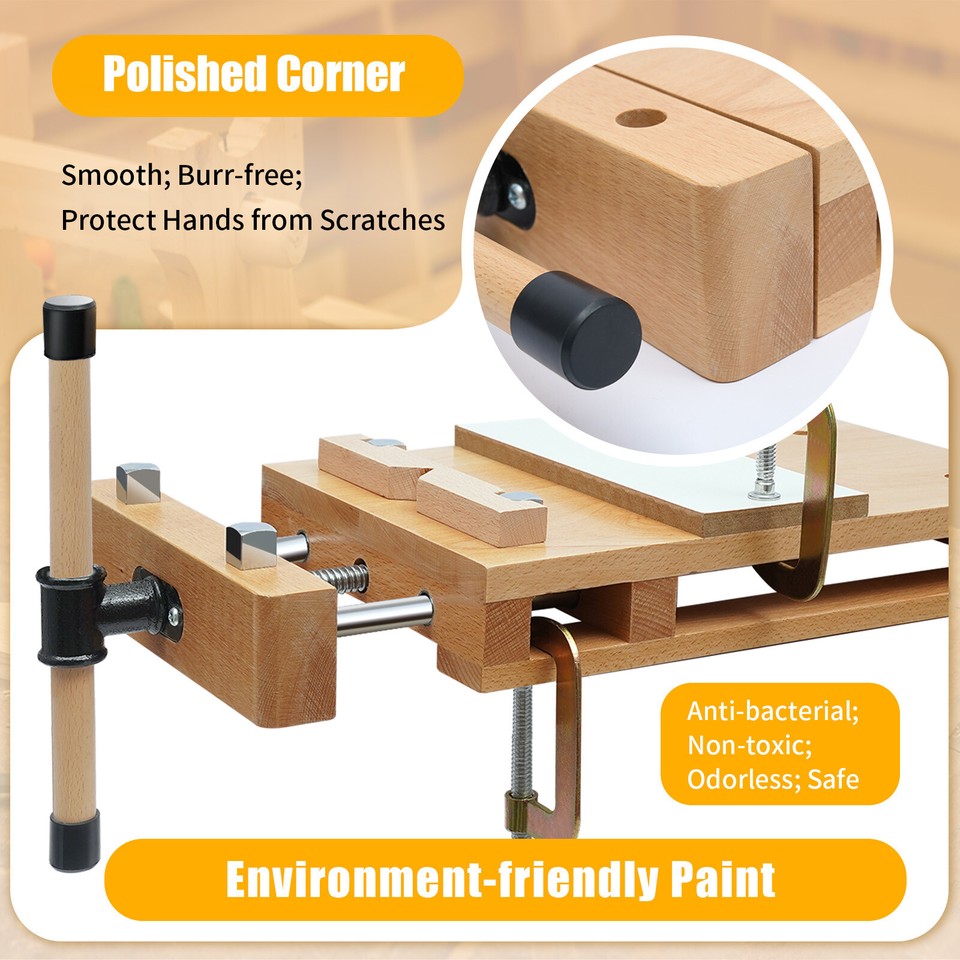 Wood Workbench Desktop Woodworking Vise Portable Smart Vice With ...