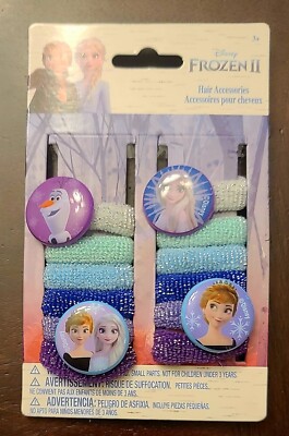 Disney Frozen II Hair Elastic Accessories for Ponytails | eBay
