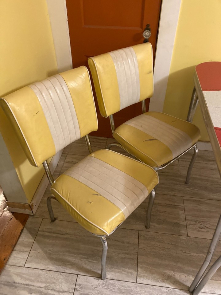 Vintage 50's Kitchen Table with Four ChairsSOLD | eBay