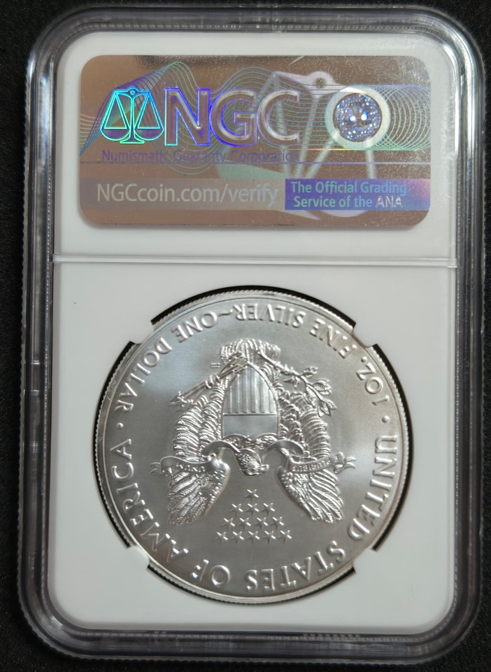2019 NGC MS69 - 1 oz American Silver Eagle ASE - $1 US Silver Bullion ...