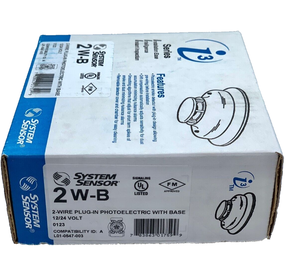 System Sensor 2W-B Smoke Detector 2-Wire White - Same Day Shipping ...