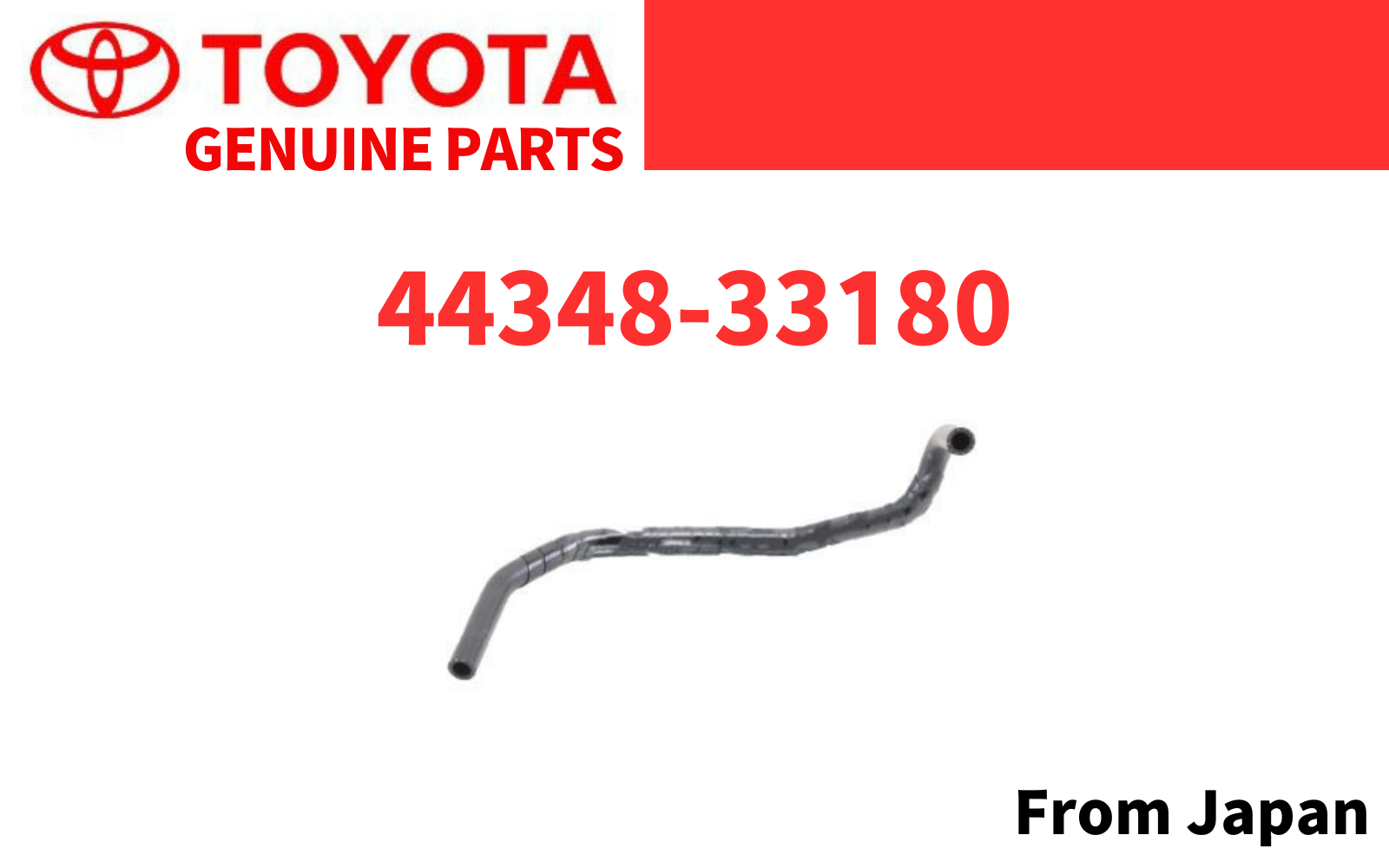 Toyota Lexus Genuine Power Steering Reservoir Line Hose 44348-33180 OEM ...