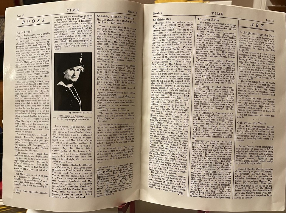 1923 Time Magazine, March 3 - Vol. I, No. 1 - 1950s REPRINT | eBay