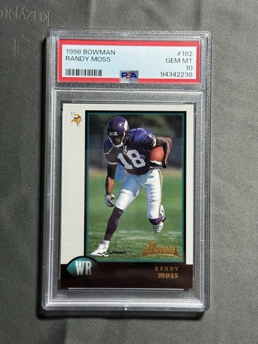 1998 BOWMAN RANDY MOSS ROOKIE CARD RC PSA 10 GEM MINT!!!. | eBay