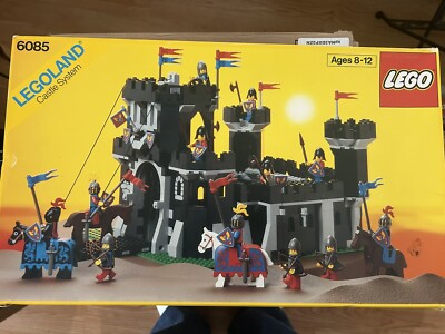 Vintage Lego 6085 Castle Black Knights Black Monarch's Castle 1988 ...