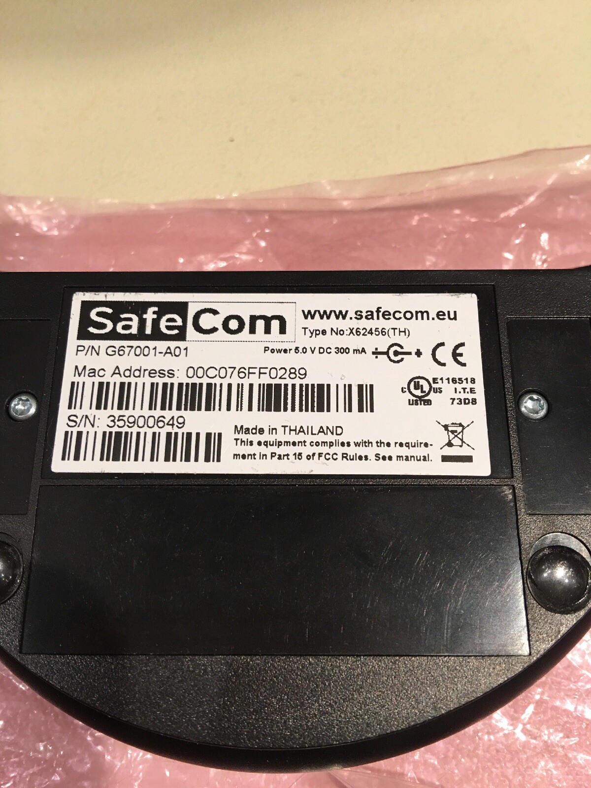 Nuance Safecom Ethernet Card Reader + Wave ID RF ID | eBay UK
