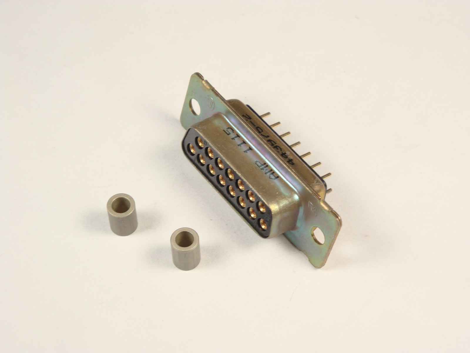 M24308/23-2F AMP D Sub Connector Receptacle Vertical PCB Mount 15 Pos ...