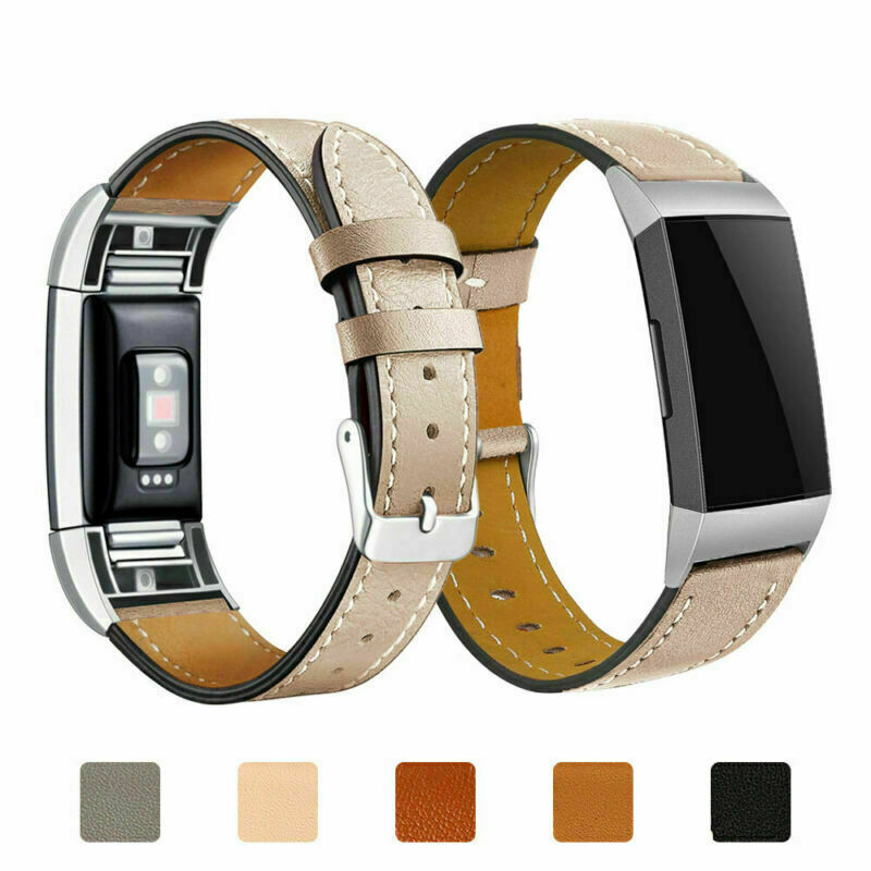 Genuine Classic Fitbit Band Replacement For New Strap 2 Charge Leather ...