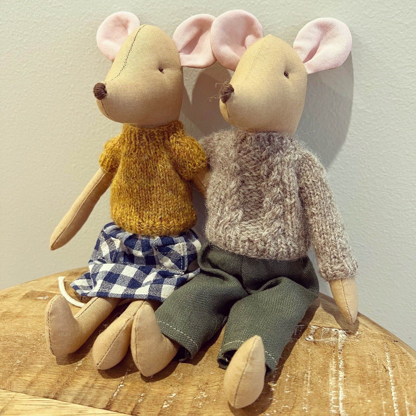 Three Maileg Inspired Handmade Mouse Mice Toy - super cute | eBay
