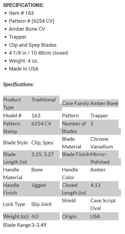 Case XX Trapper Model 6254 CV Excellent Condition 2003 | eBay