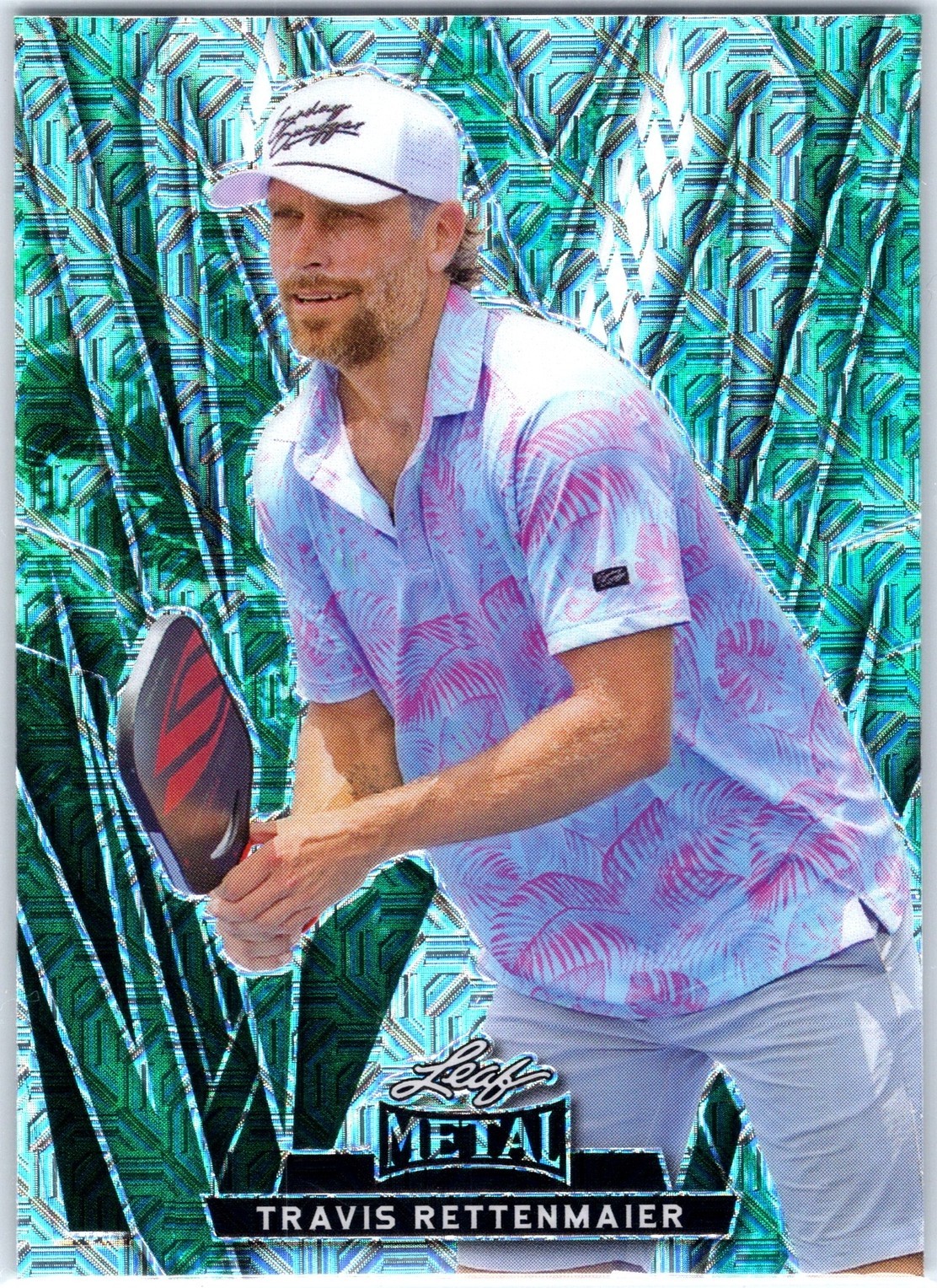 2024 Leaf Metal Pickleball - Travis Rettenmaier #33 Red White & Blue ...
