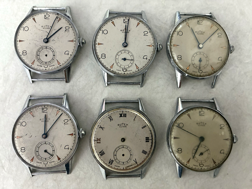 Lot of 6 Swiss Vintage Rare BUTEX SUISSE Men's Watch PARTS ONLY | eBay