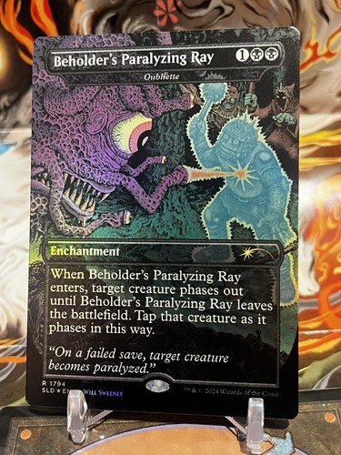 MTG | Beholder's Paralyzing Ray - Oubliette FOIL - Secret Lair DND | eBay