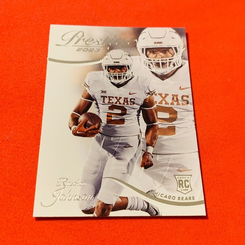 Roschon Johnson .. ROOKIE .. Texas Longhorns / Chicago Bears .. 2023 ...