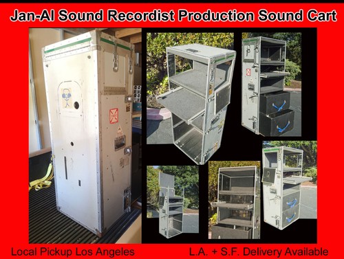 Jan-Al Sound Recordist Production Sound Cart Work Box Local Pickup Los ...