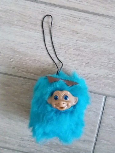 Vintage Yeti Troll Doll Hanging Tree Decoration Blue Hair | eBay