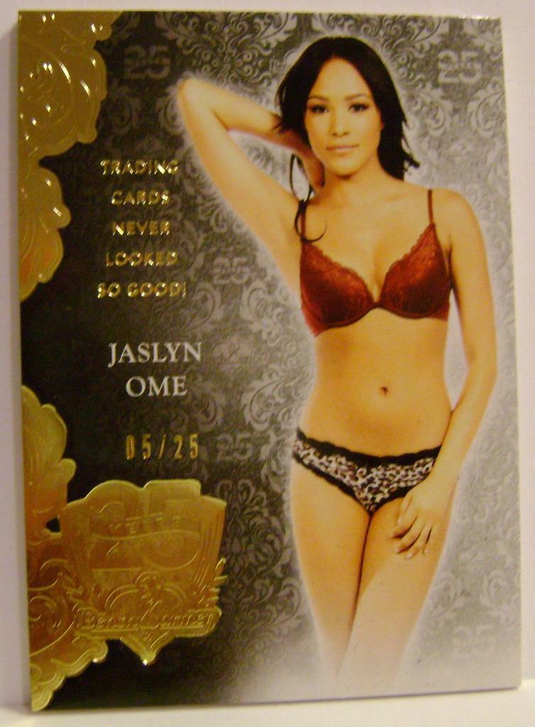 JASLYN OME PLAYBOY /25 GOLD FOIL BASE CARD BENCHWARMER 25 YEARS 2019 RARE | eBay