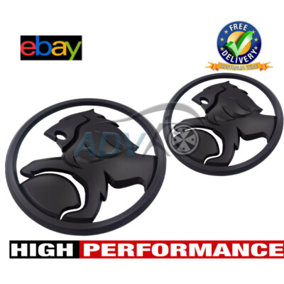 Front + Rear Badge Set Pair for Holden Commodore VE VF SV6 SS SSV Matte ...