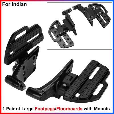 For Indian Roadmaster Foldable, Adjustable Passenger Floorboards Rear ...