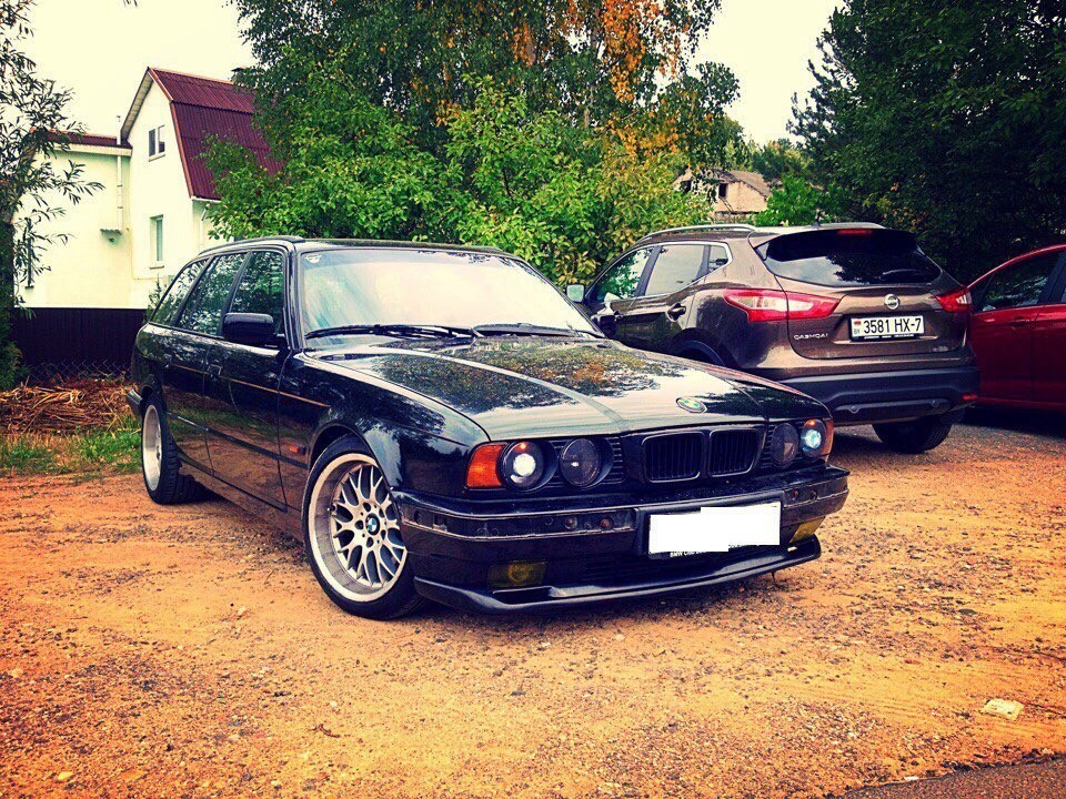 BMW E34 spoiler Front Bumper M-tech style Splitter Lip spoiler 87-96 | eBay