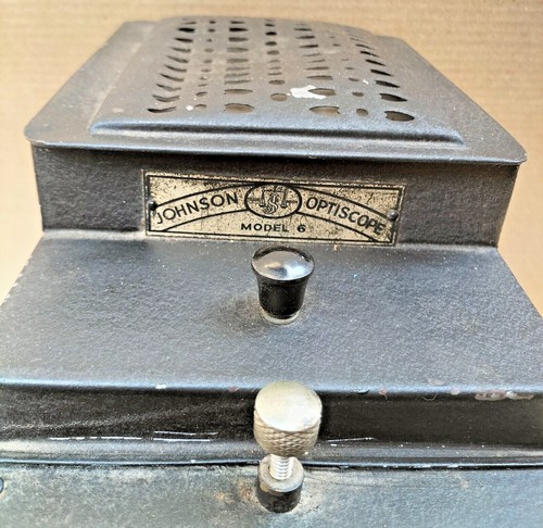 Johnson Optiscope Model no.6 LED lit slide Magic lantern projector ...