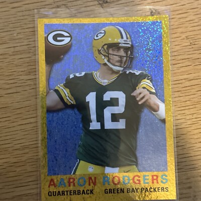 2013 Topps Archives Gold Aaron Rodgers #175 Packers Rare | eBay
