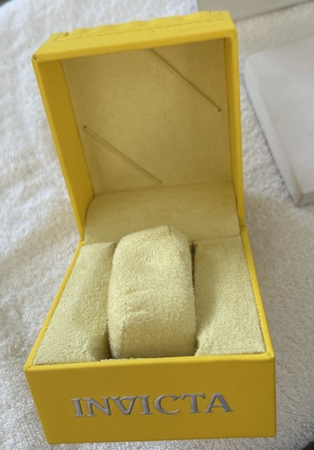 INVICTA Authentic Yellow Watch Box Case Free shipping | eBay