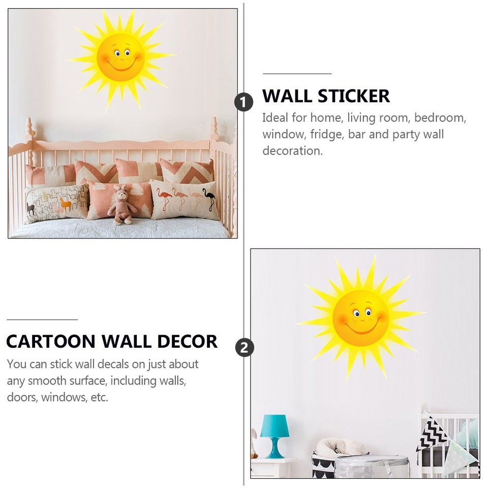 1Pc Self Adhesive Wall Sticker Cartoon Decal for Nursery Wall Art ...