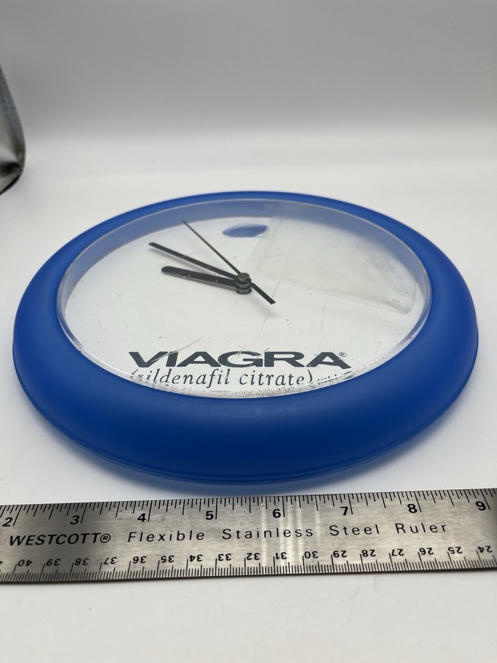 Pfizer Viagra Promotional Wall Clock 10 Inch | eBay