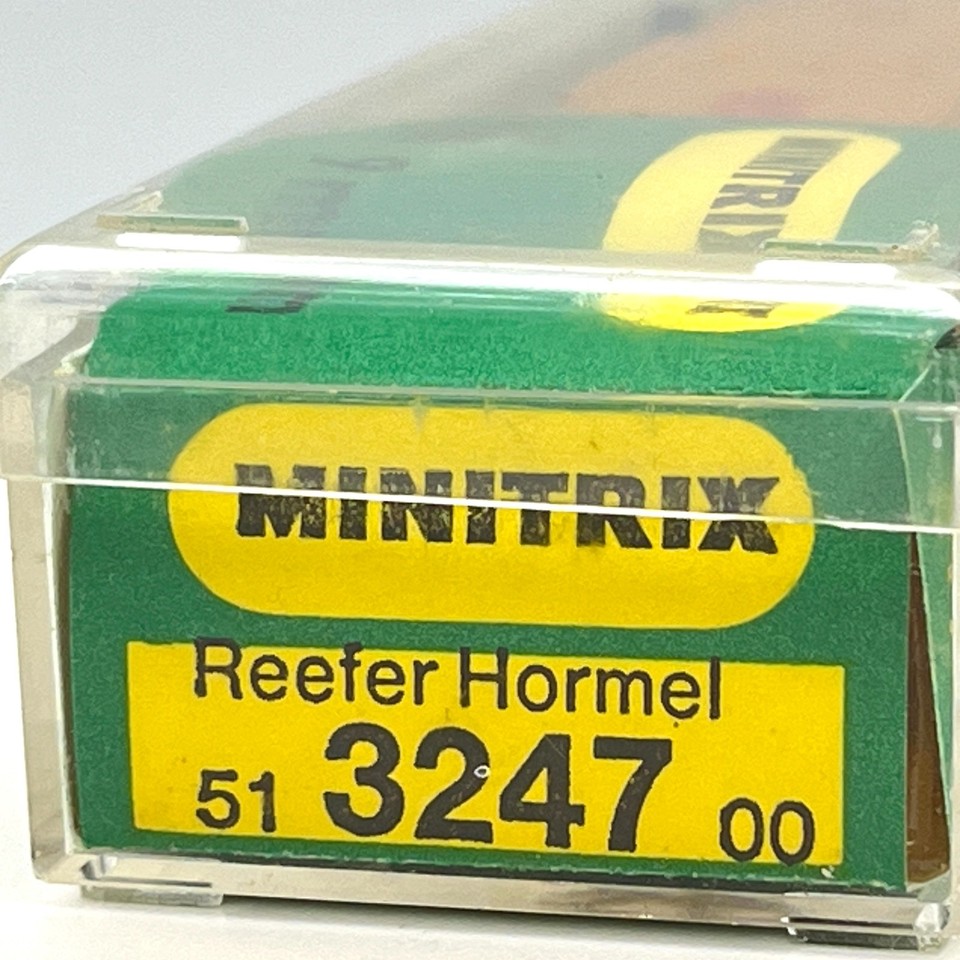 Minitrix N Scale 3247 Hormel 40ft Steel Reefer Car NADX 3521 | eBay
