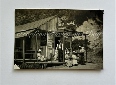Vintage 1910s Santa Monica Beach General Store Inceville Original Photo ...